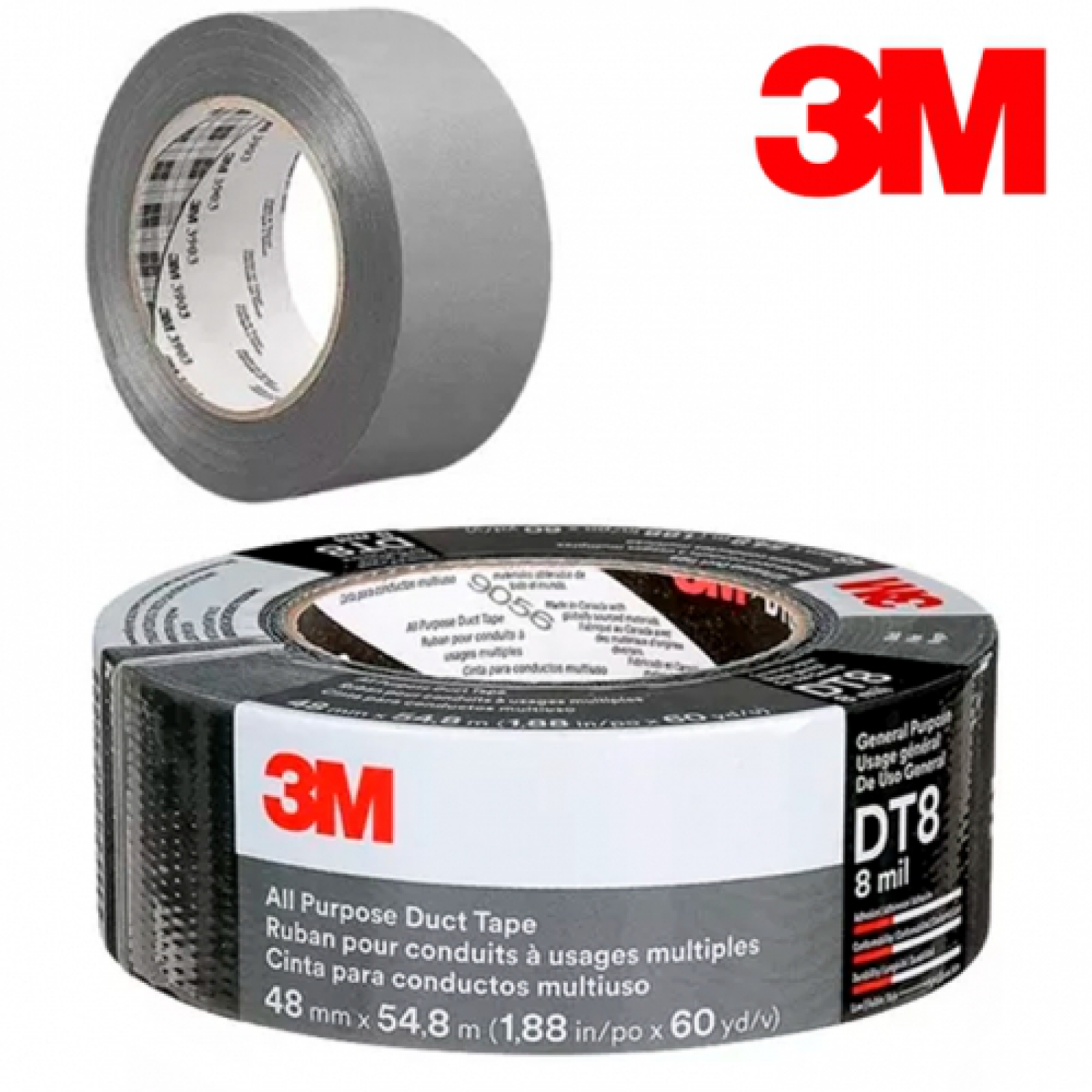 Abrasivos Industriales - Cinta para Ductos Multiuso DT8 3M